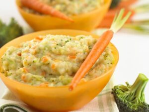 Easy Tricolor Potato, Broccoli, and Carrot Baby Recipe - BabyCulinary